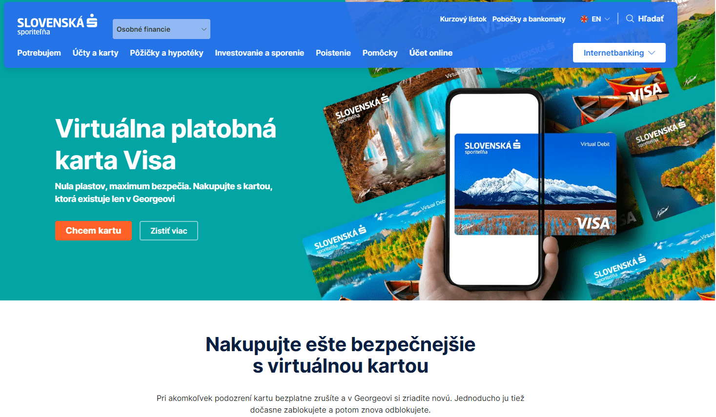 SLSP - George, úver, hypotéka, kreditná karta, fondy - Vpozicky.sk